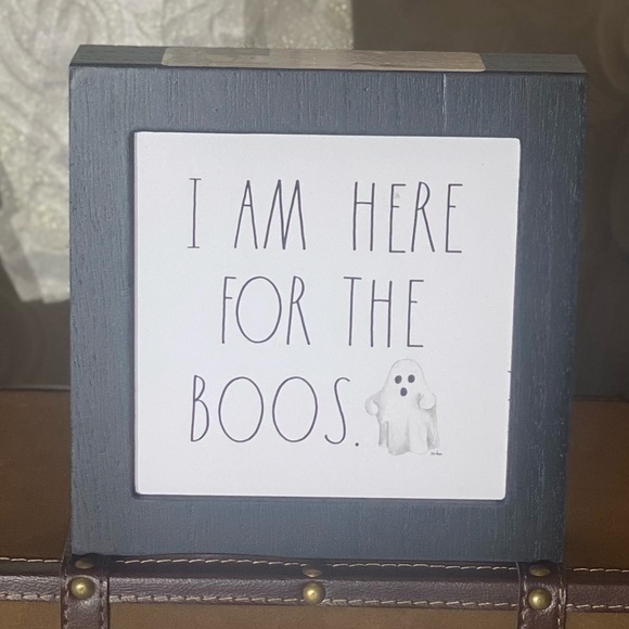 Rae Dunn | Holiday | Rae Dunn I Am Here For The Boos Sign | Poshmark